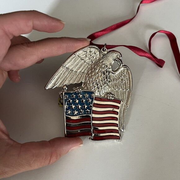 Gorham | Holiday | Gorham Ornament Eagle Of Courage Patriotic American ...